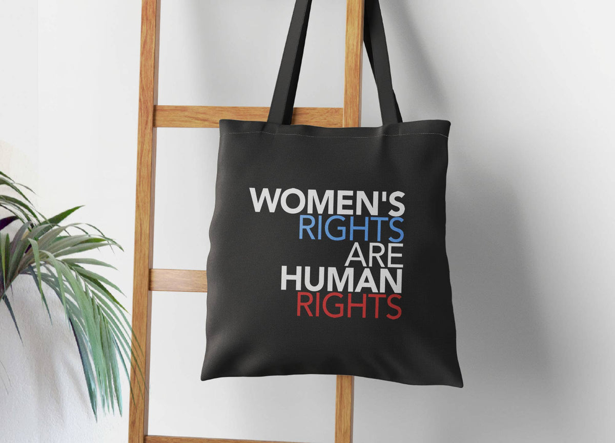 Women's Rights Tote Bag, Black Heavy Canvas Feminist Totebag – 1920 ...